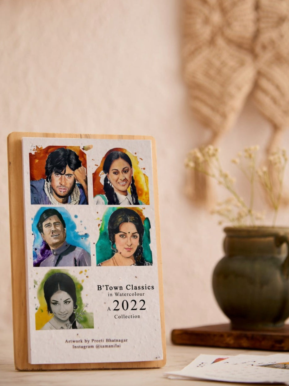 Plantable Seed Paper Calendars | Sustainable | Handmade | Eco-Friendly